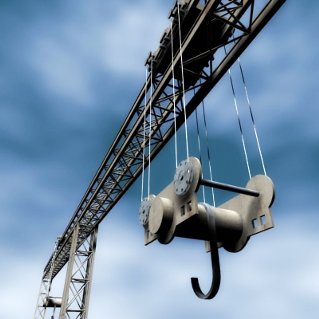 3d Max Crains Metal Constructions
