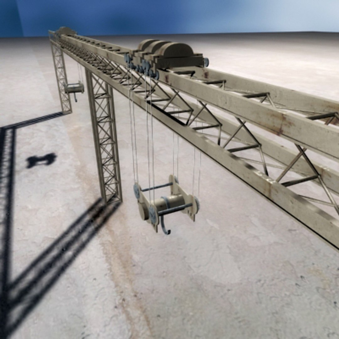 3d Max Crains Metal Constructions