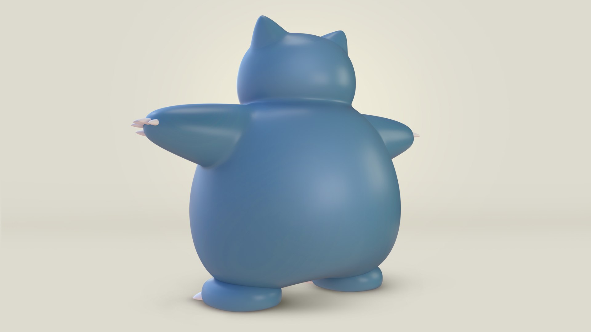 3D Pokemon Snorlax Low-poly - TurboSquid 2141729