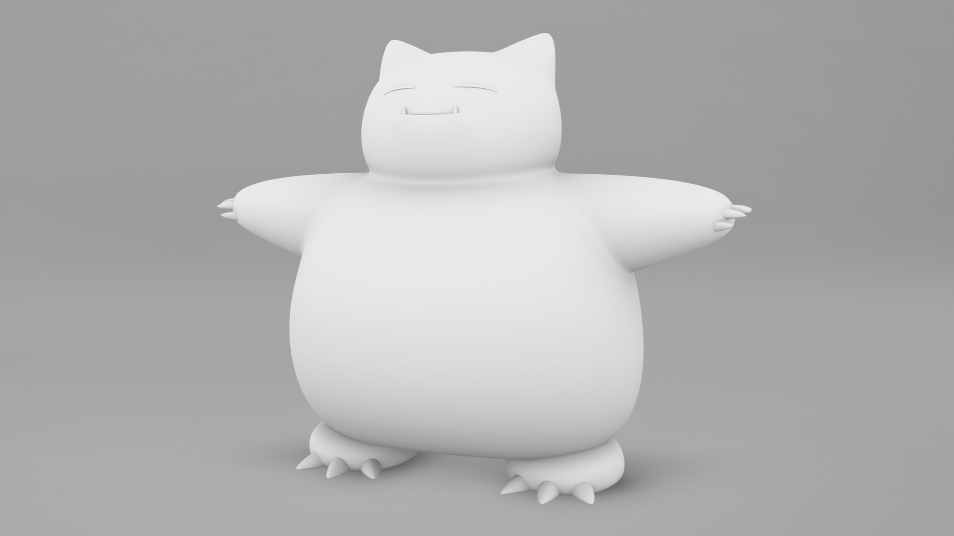 3D Pokemon Snorlax Low-poly - TurboSquid 2141729