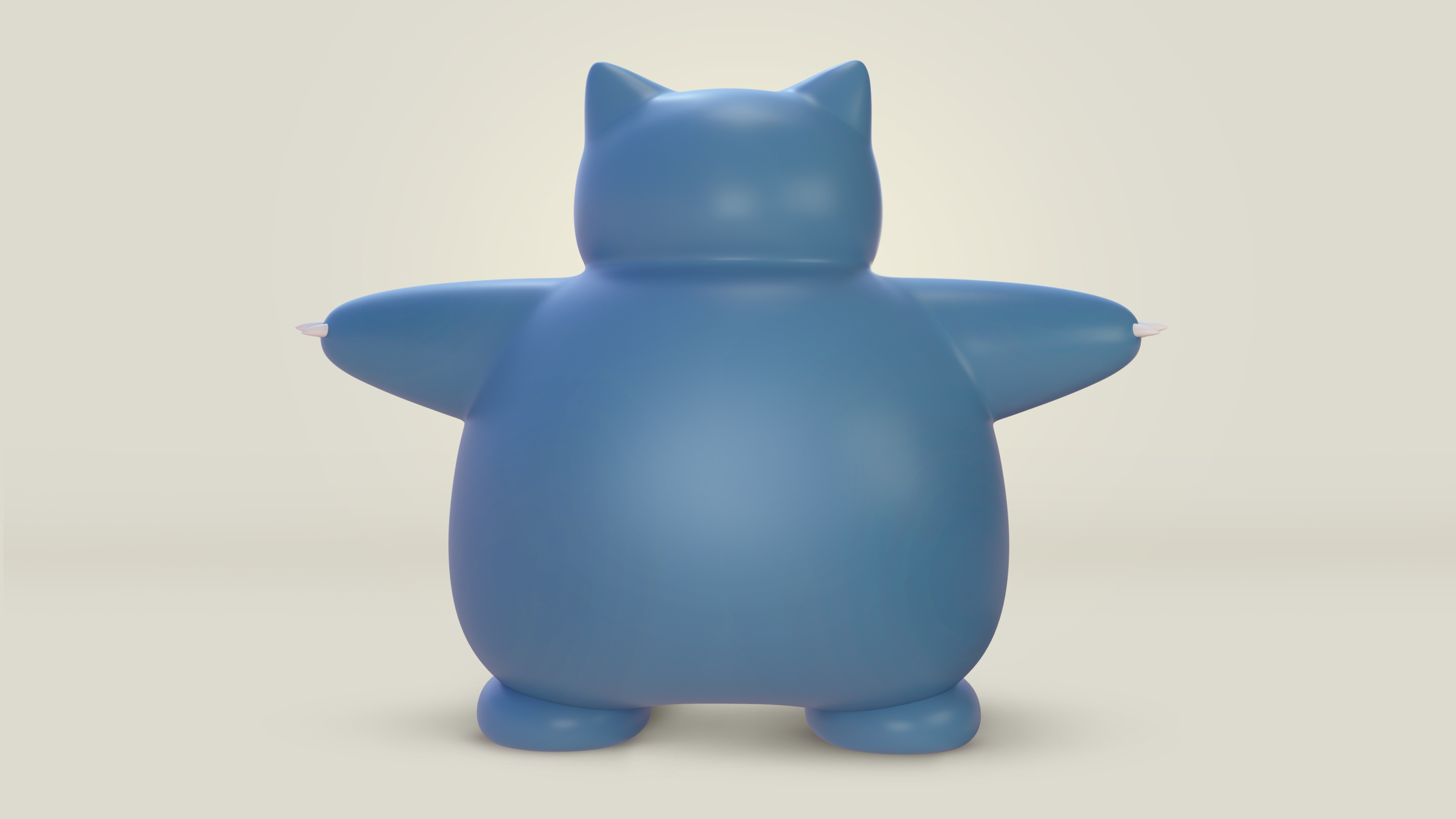 modelo 3d Pokémon Snorlax de baja poli - TurboSquid 2141729