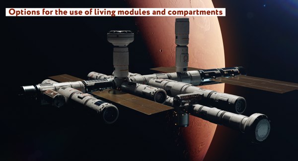 Futuristic space station 3D model - TurboSquid 1998299