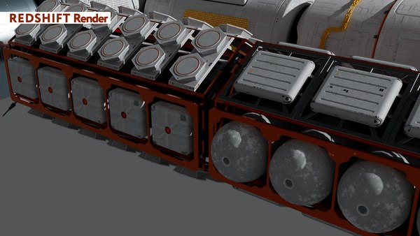 Futuristic space station 3D model - TurboSquid 1998299