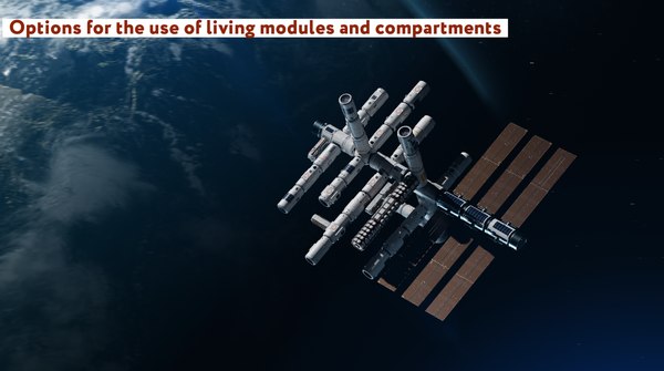 Futuristic space station 3D model - TurboSquid 1998299