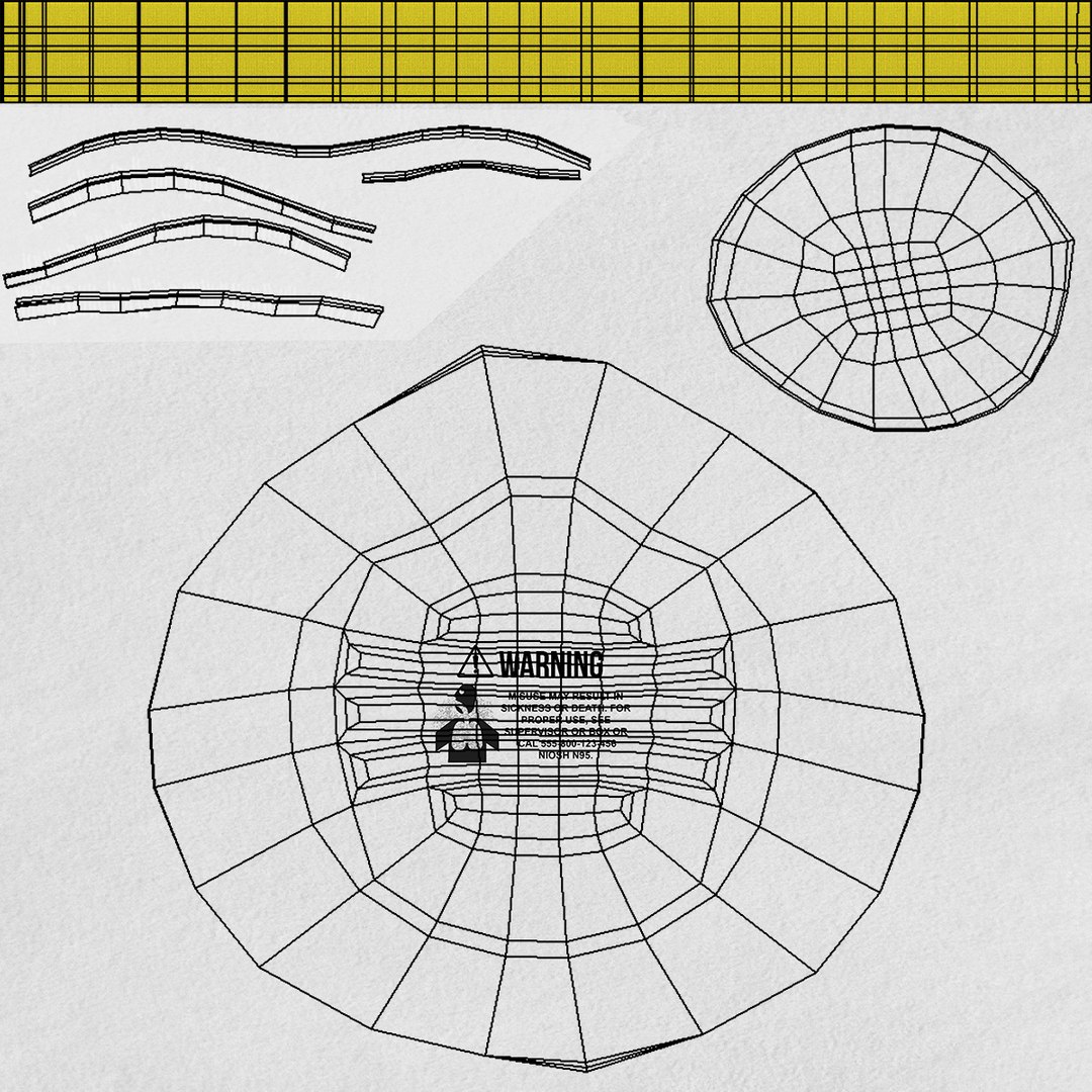 3D Model N95 Respirators Masks Face - TurboSquid 1533861