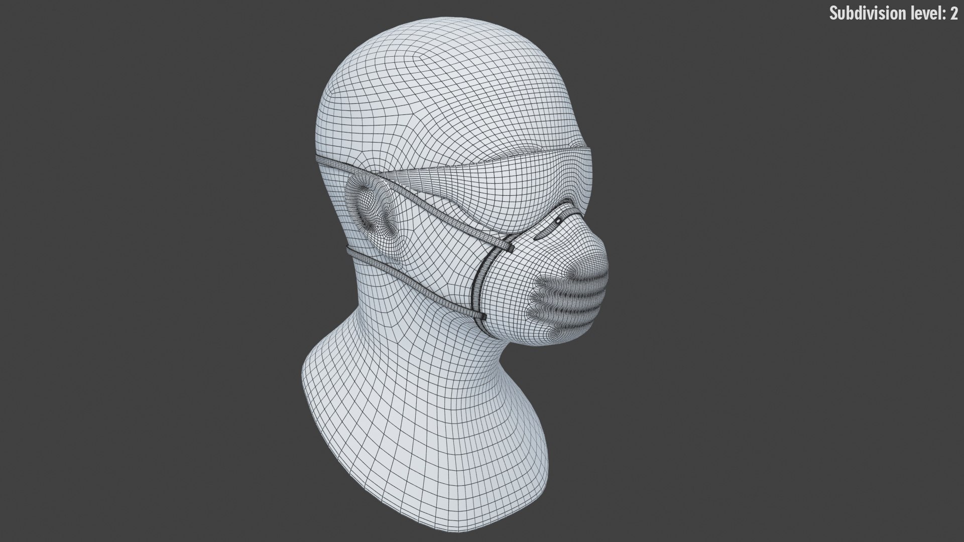 3D Model N95 Respirators Masks Face - TurboSquid 1533861