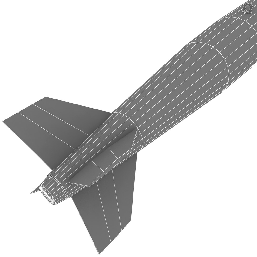 Aircraft Bomb Mk-81 Conical 3d Model