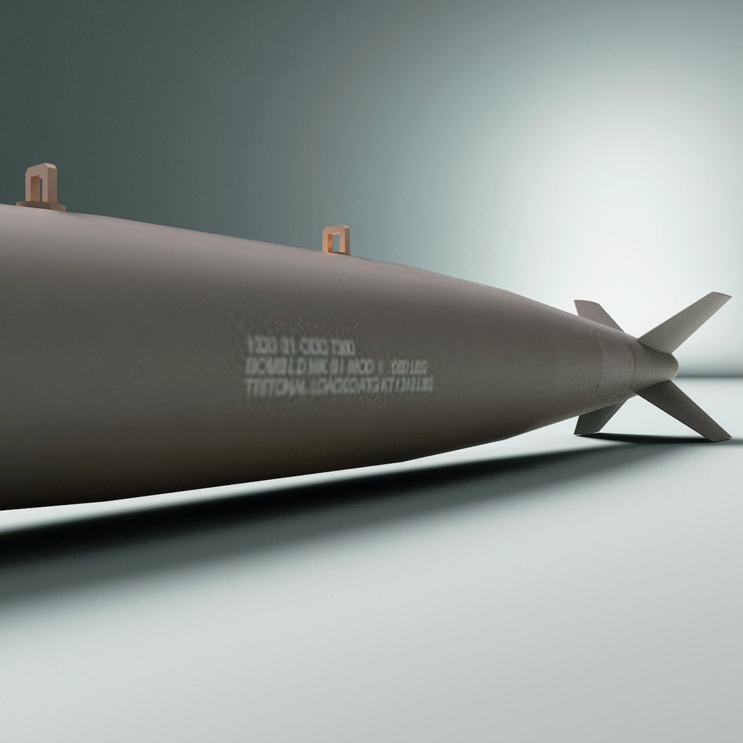 Aircraft Bomb Mk-81 Conical 3d Model
