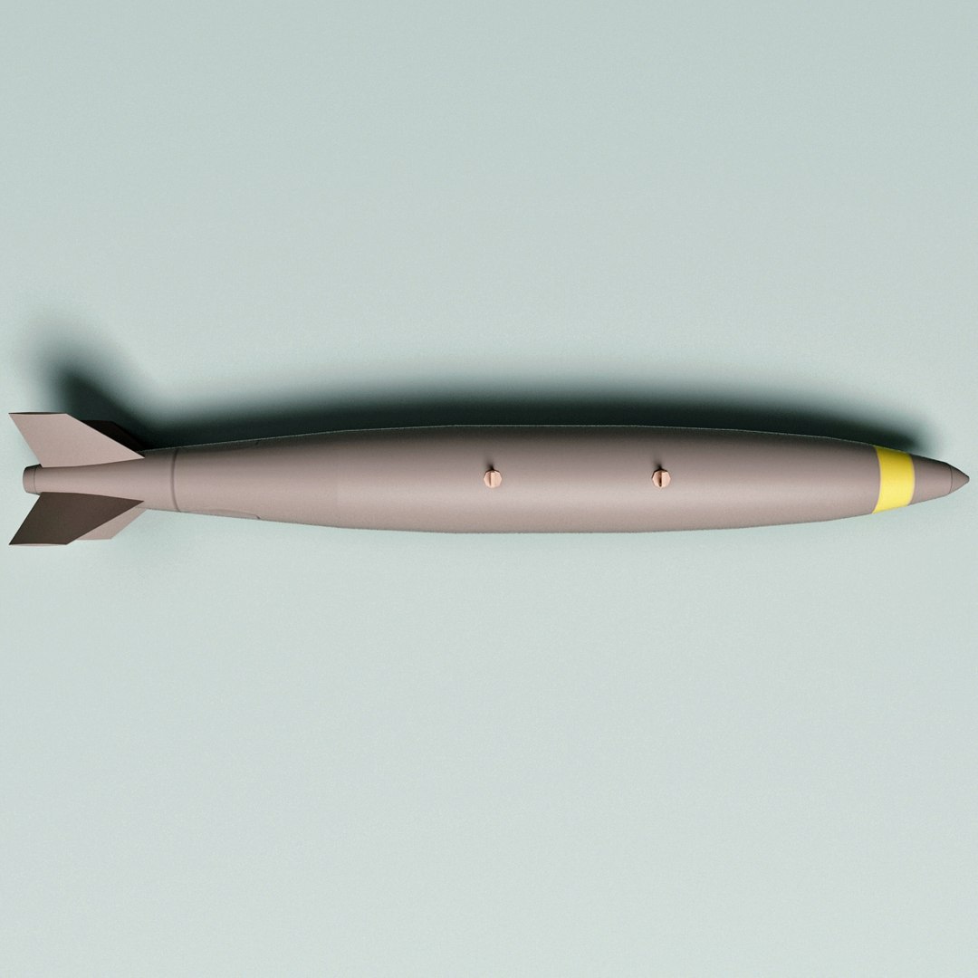 Aircraft Bomb Mk-81 Conical 3d Model