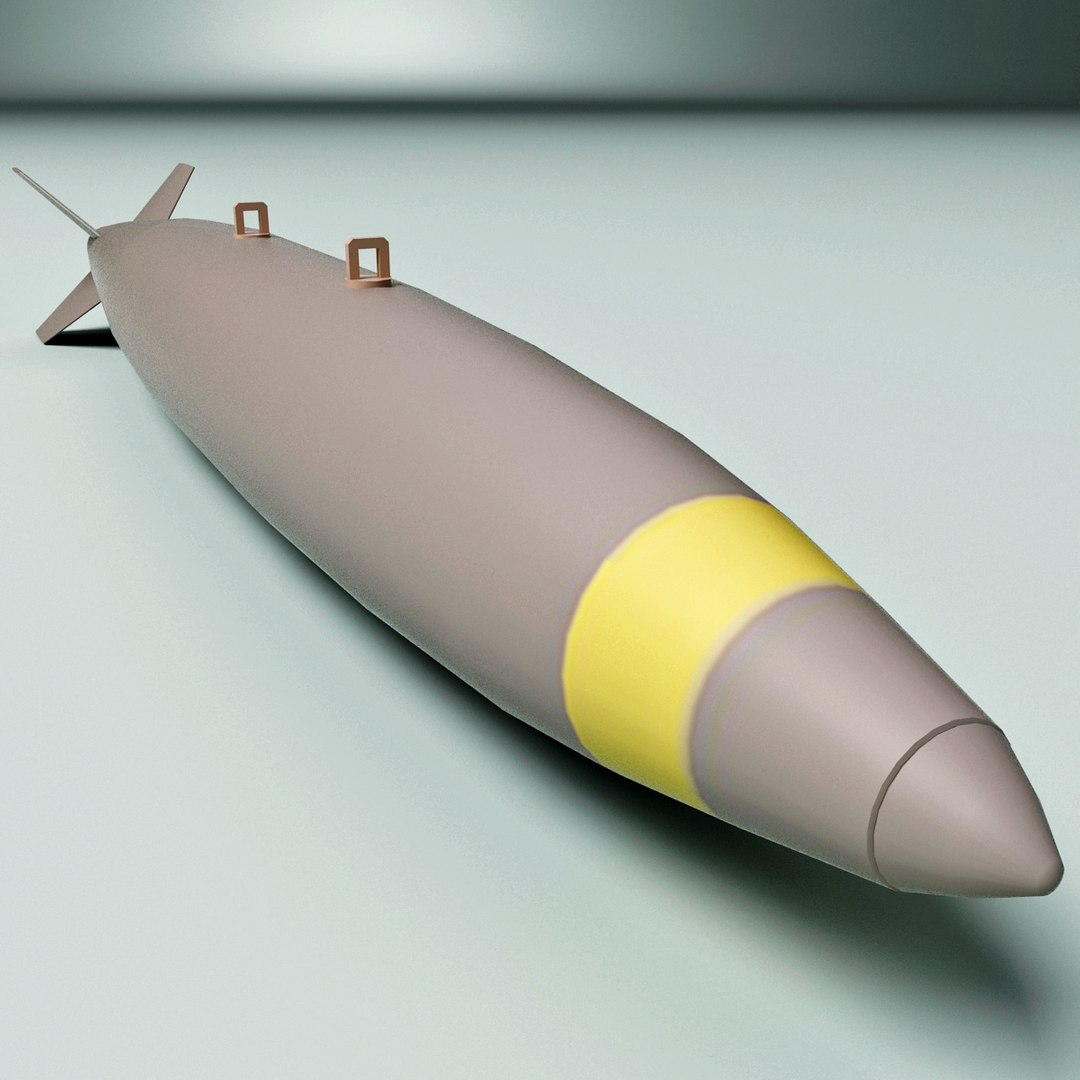 Aircraft Bomb Mk-81 Conical 3d Model