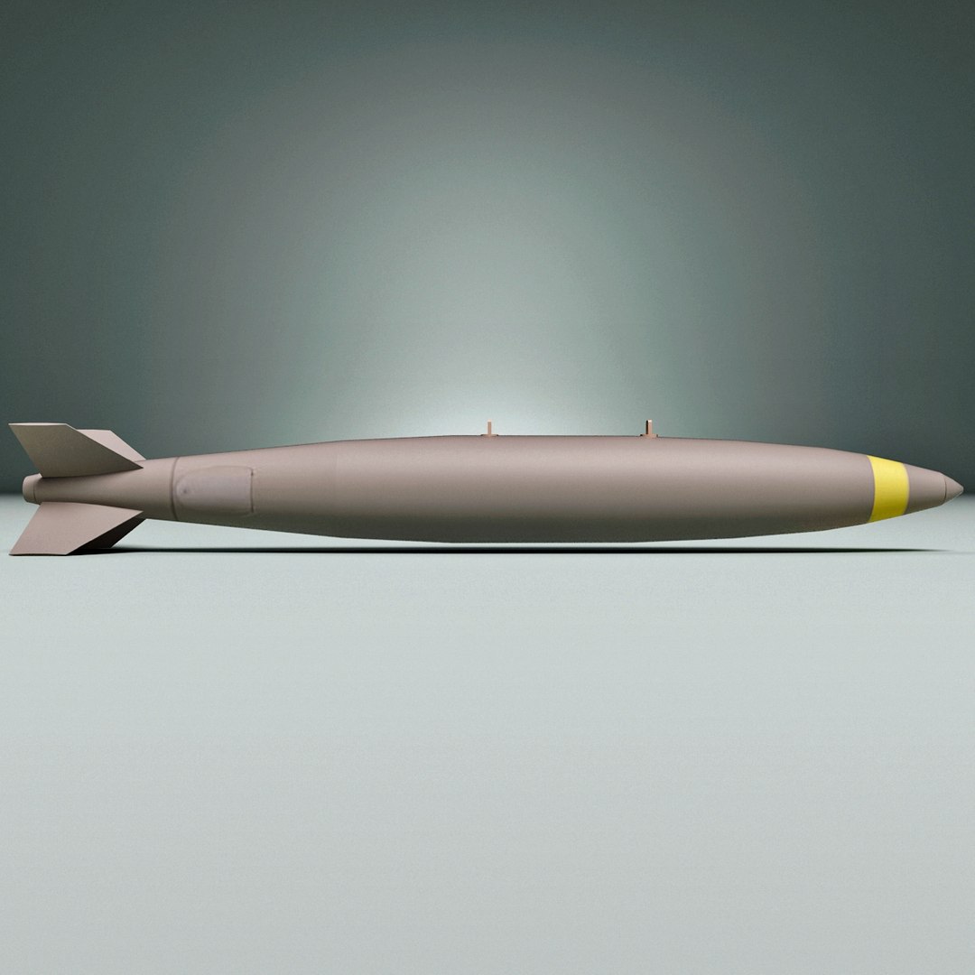 Aircraft Bomb Mk-81 Conical 3d Model