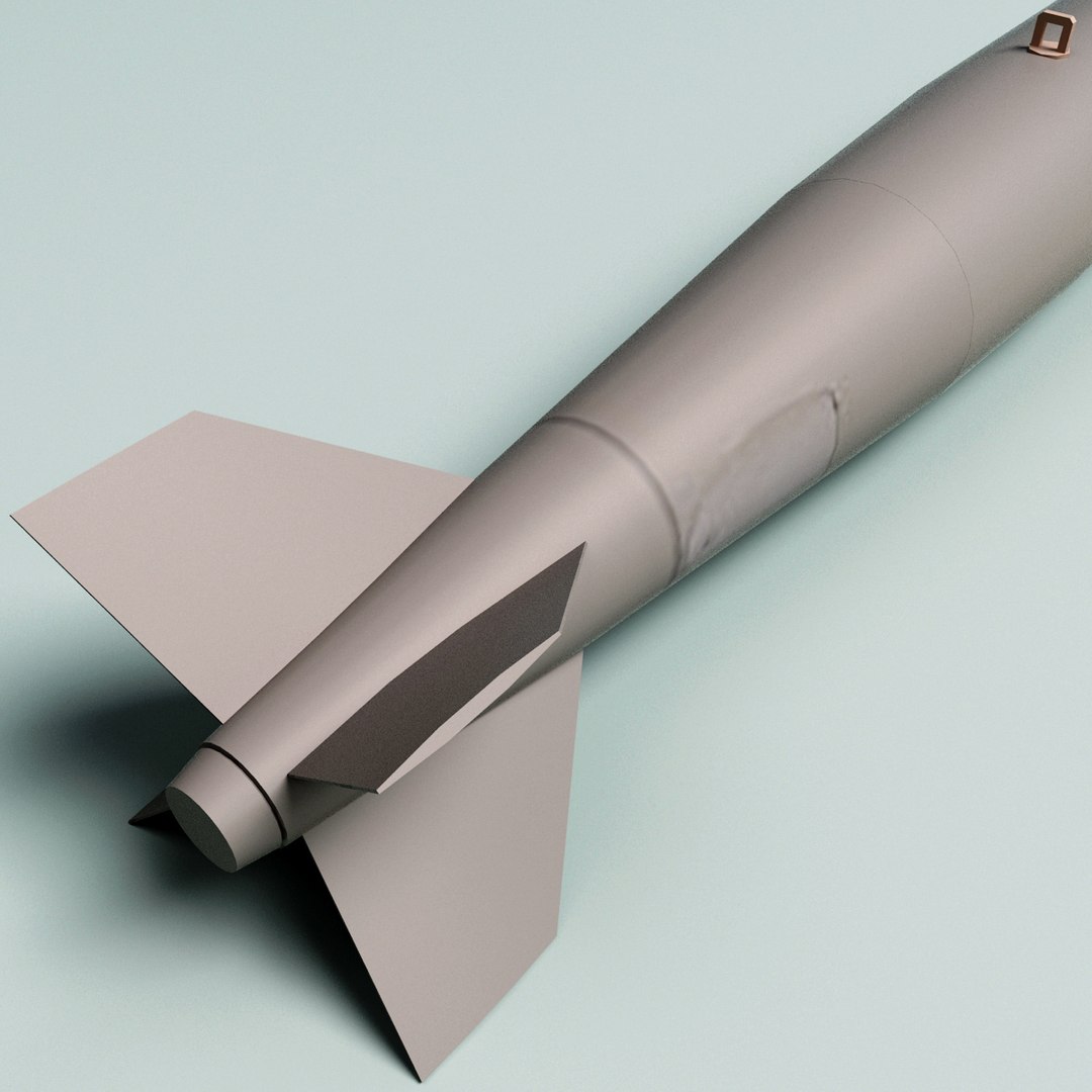 Aircraft Bomb Mk-81 Conical 3d Model