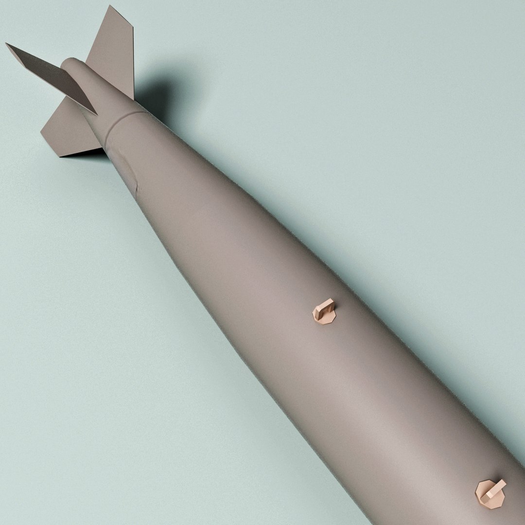 Aircraft Bomb Mk-81 Conical 3d Model