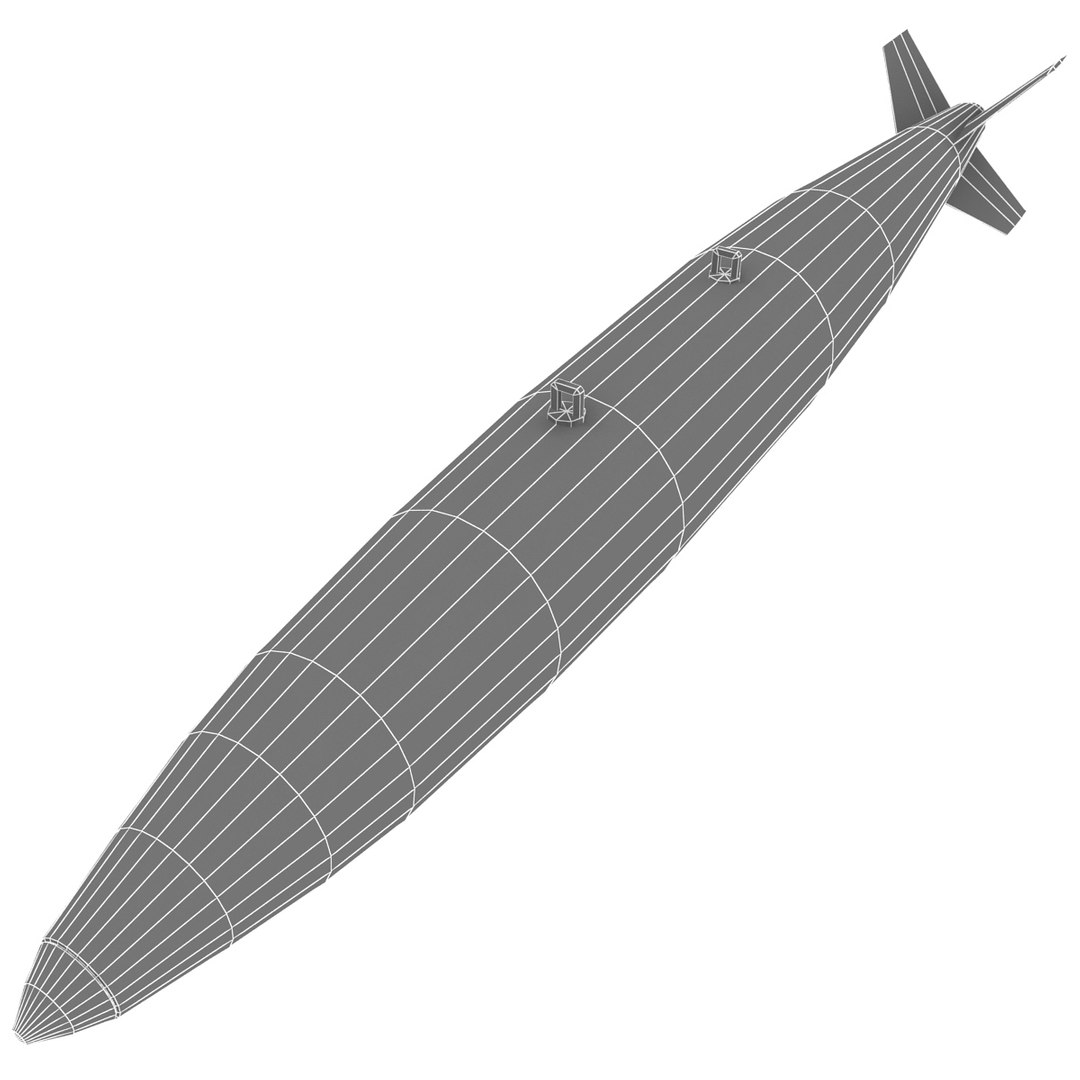 Aircraft Bomb Mk-81 Conical 3d Model