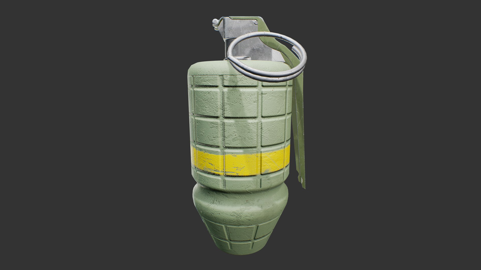 M34 Smoke Grenade 3D Model - TurboSquid 1818115