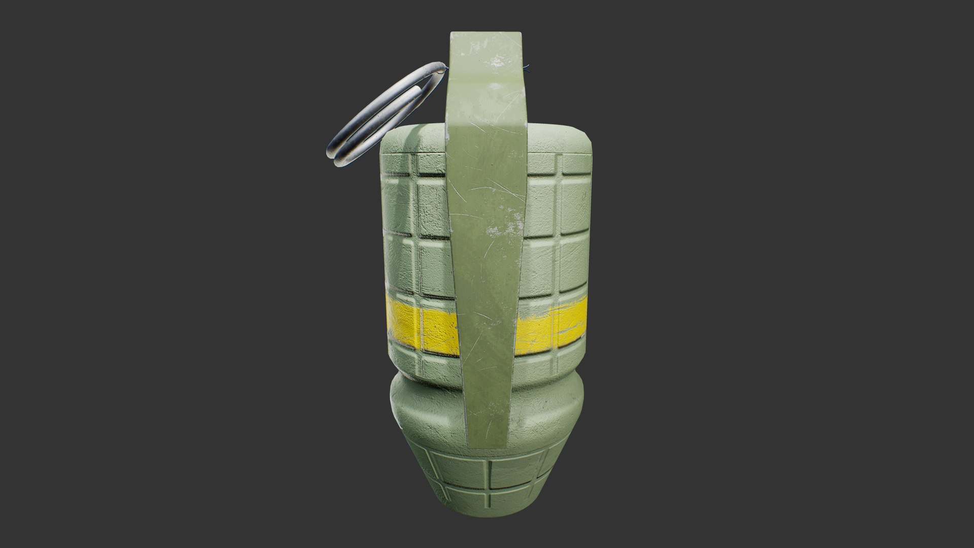 M34 Smoke Grenade 3D Model - TurboSquid 1818115