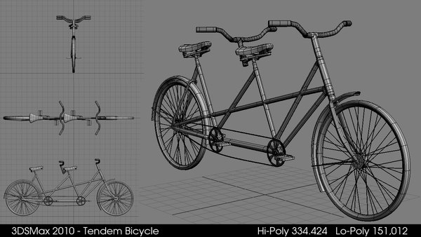 3D Tandem Models | TurboSquid