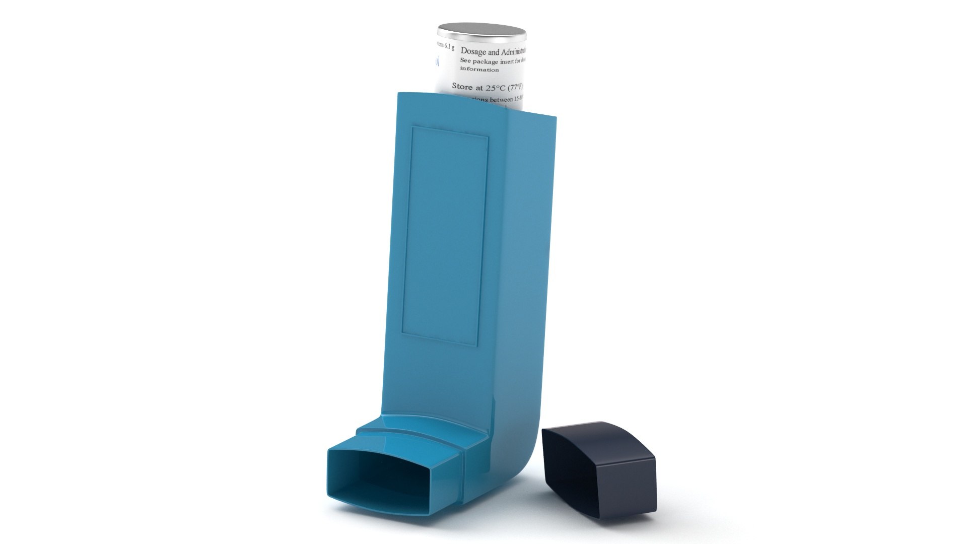 Asthma Inhaler 01 3D Model - TurboSquid 2223913