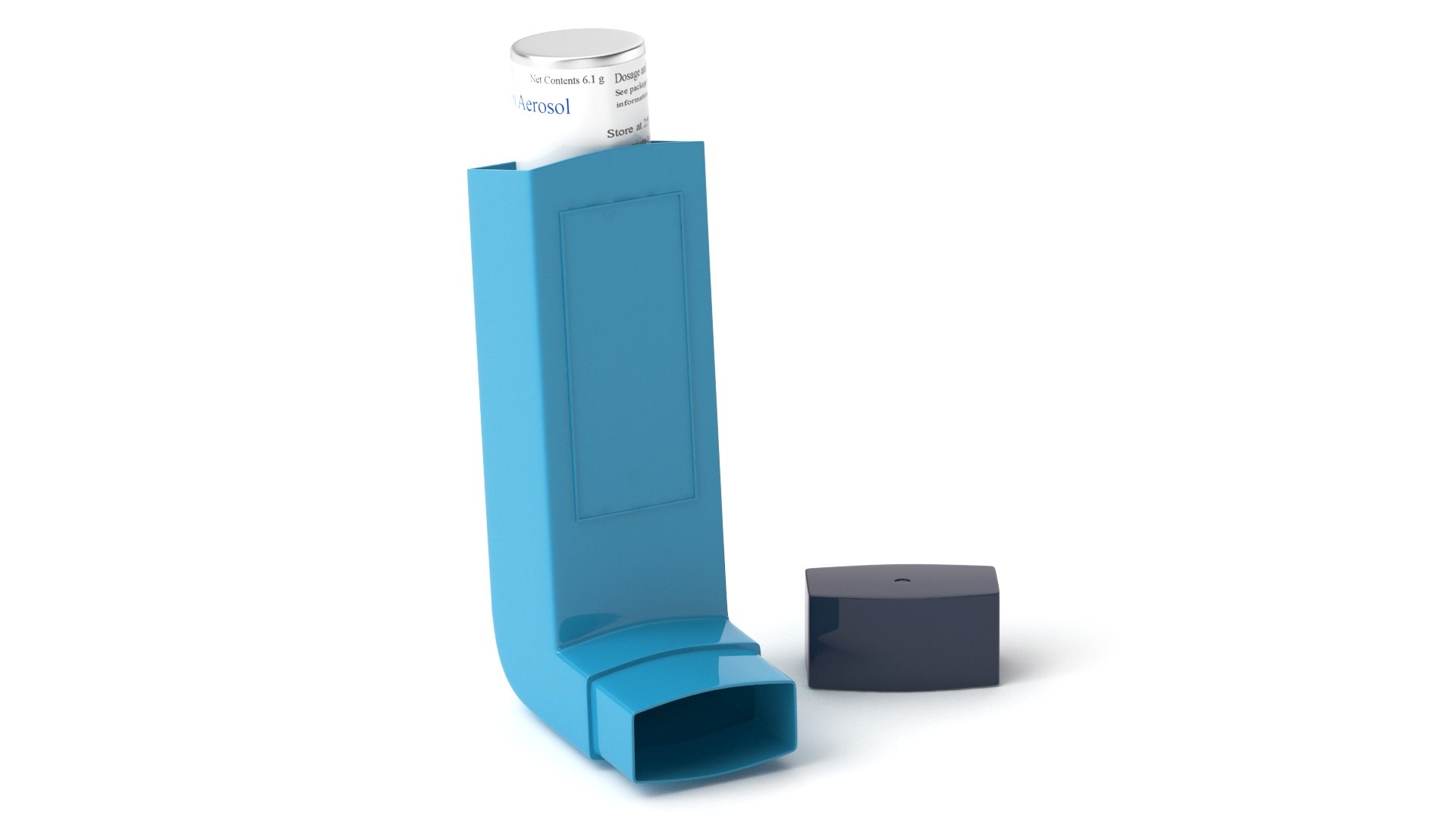 Asthma Inhaler 01 3D Model - TurboSquid 2223913