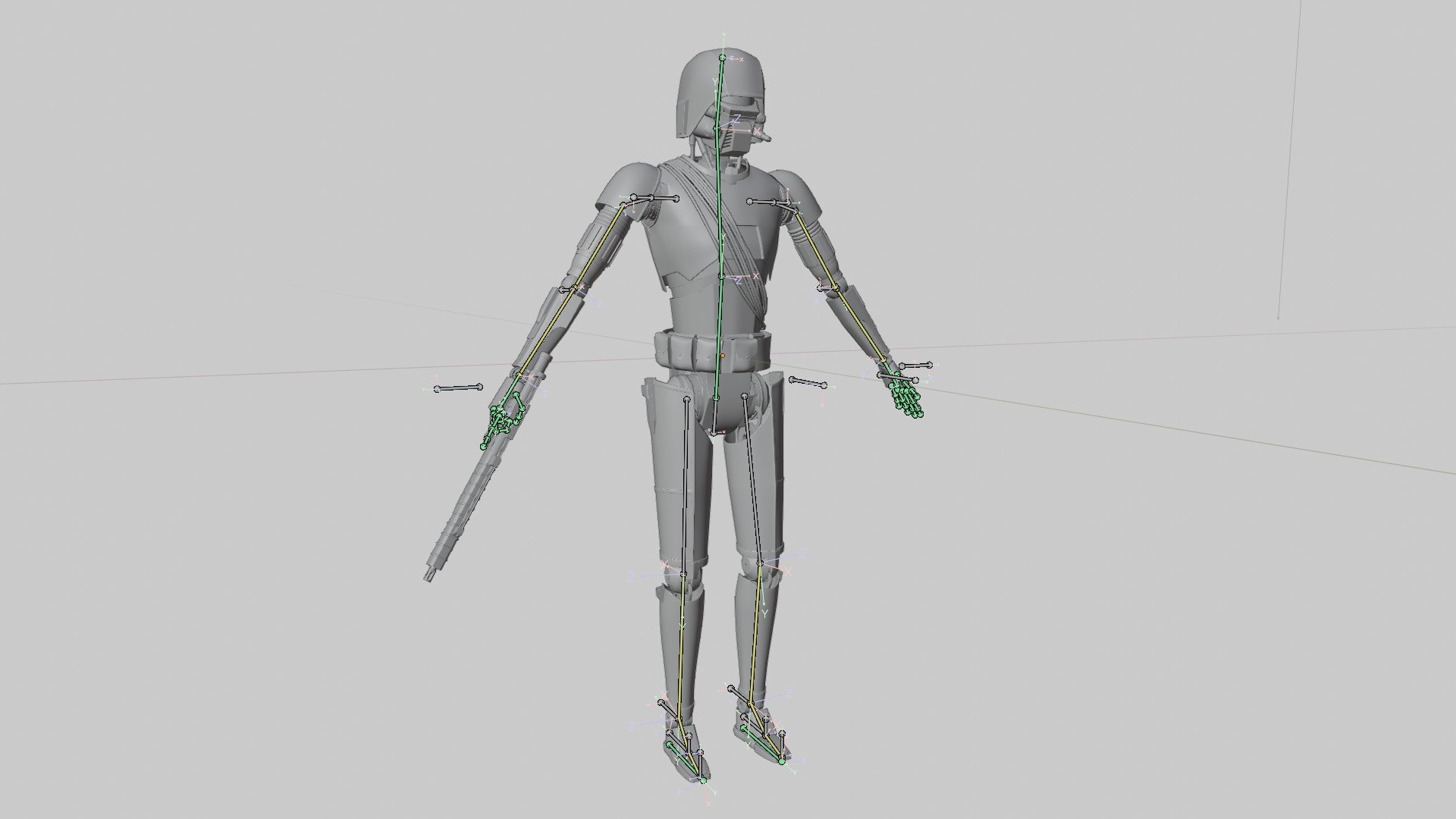 Star Wars HK-87 Droid - Fully Rigged 3D - TurboSquid 1852000