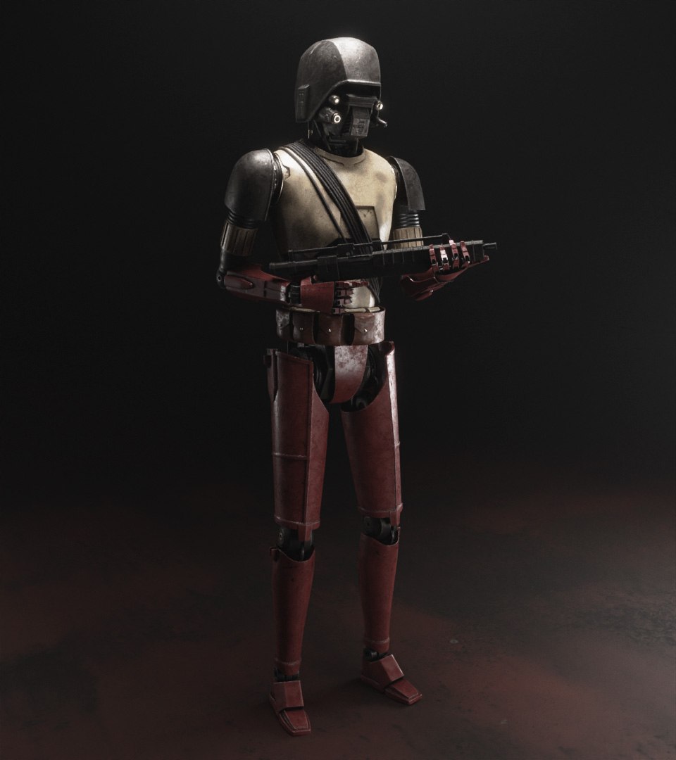 Star Wars HK-87 Droid - Fully Rigged 3D - TurboSquid 1852000