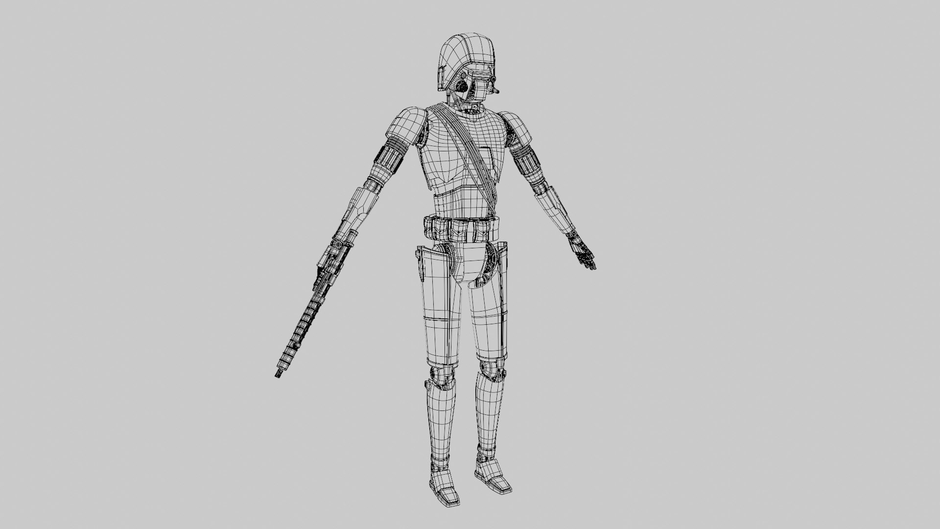 Star Wars HK-87 Droid - Fully Rigged 3D - TurboSquid 1852000