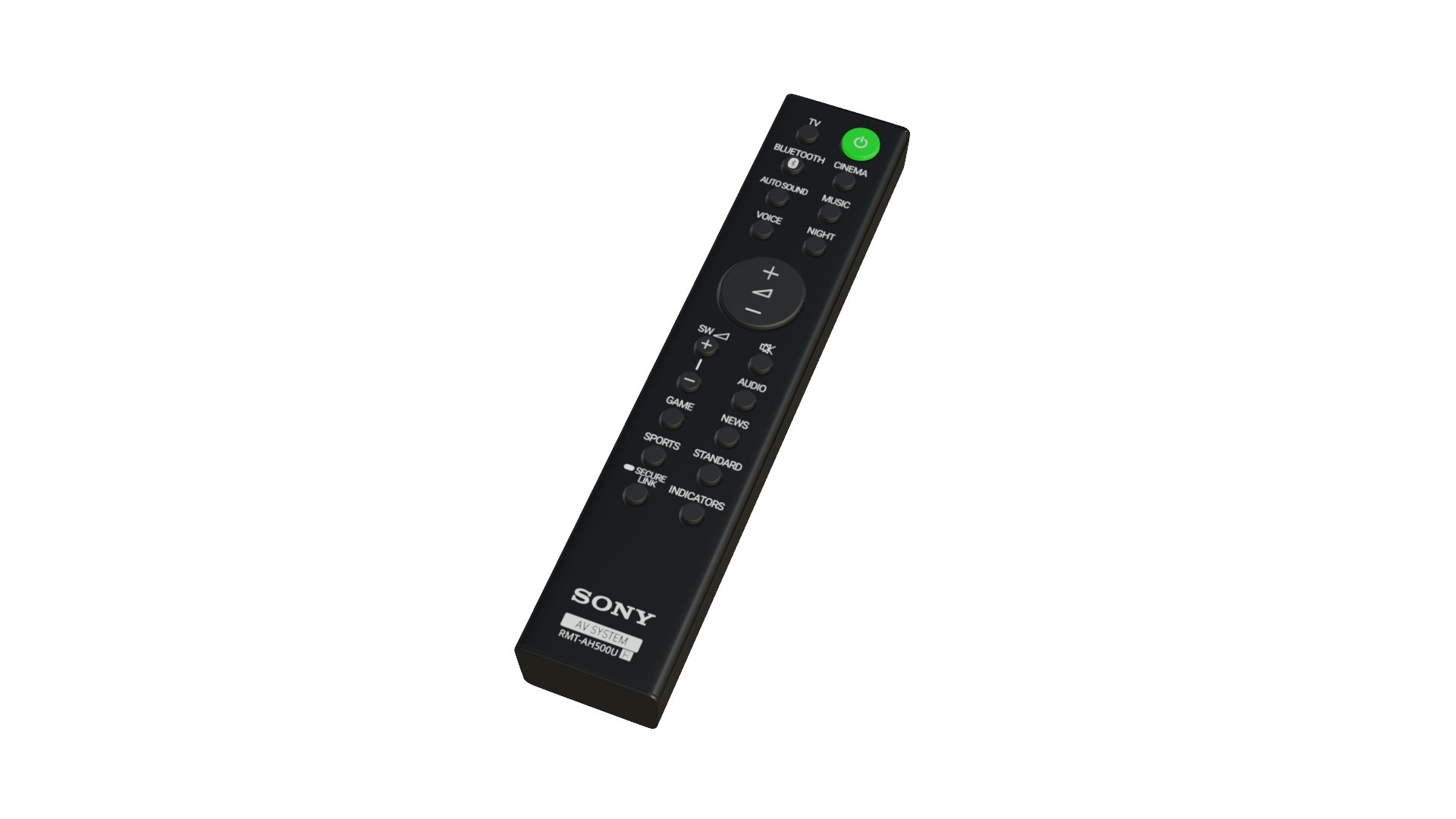 3D REMOTE CONTROL SONY Model - TurboSquid 1990353