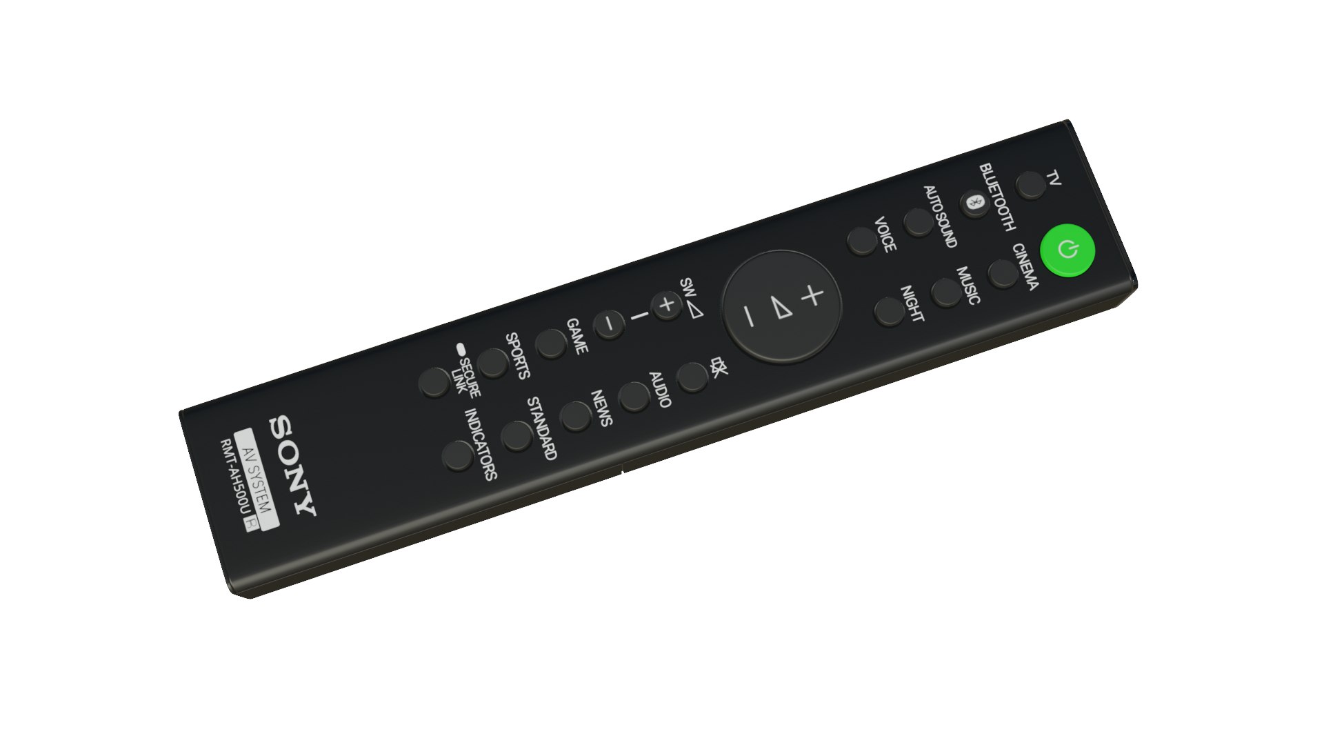 3D REMOTE CONTROL SONY Model - TurboSquid 1990353