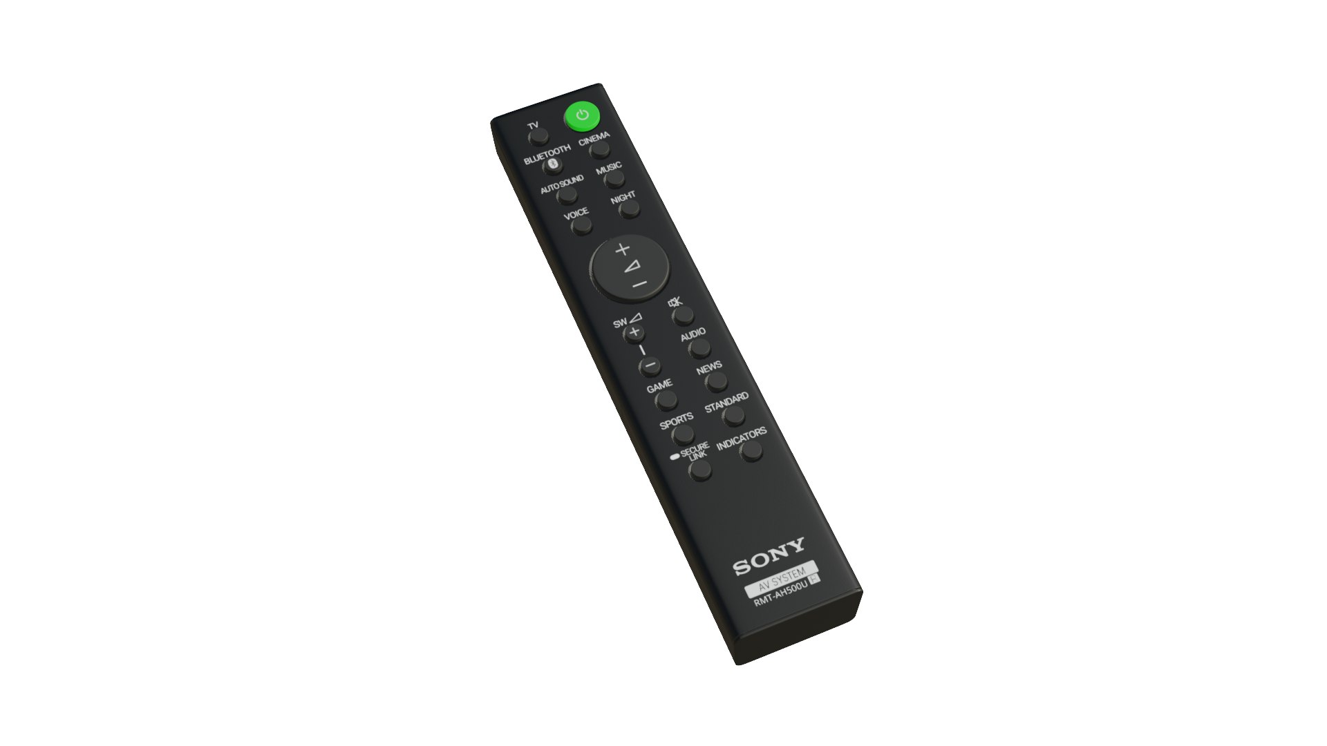 3D REMOTE CONTROL SONY Model - TurboSquid 1990353