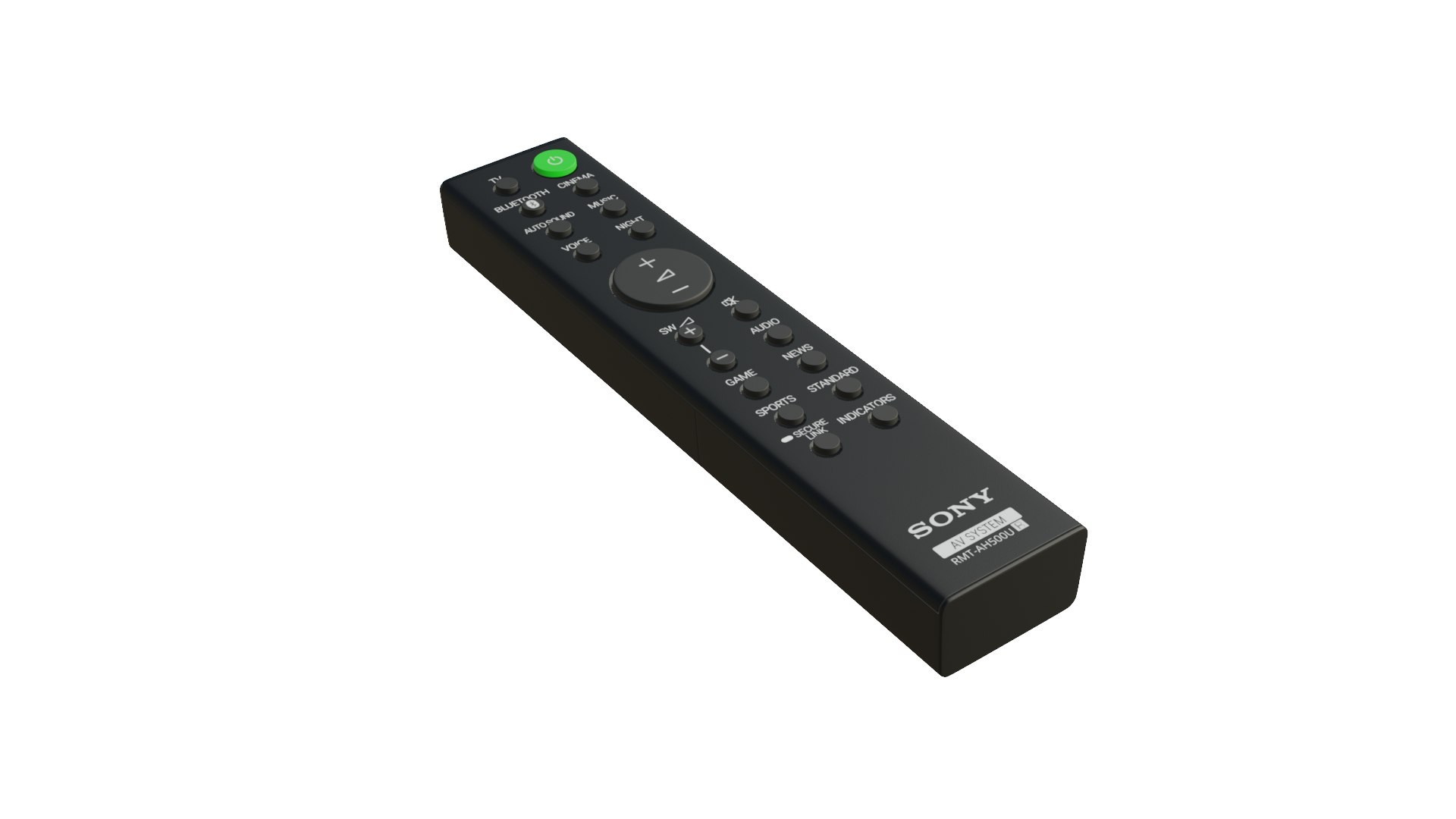 3D REMOTE CONTROL SONY Model - TurboSquid 1990353