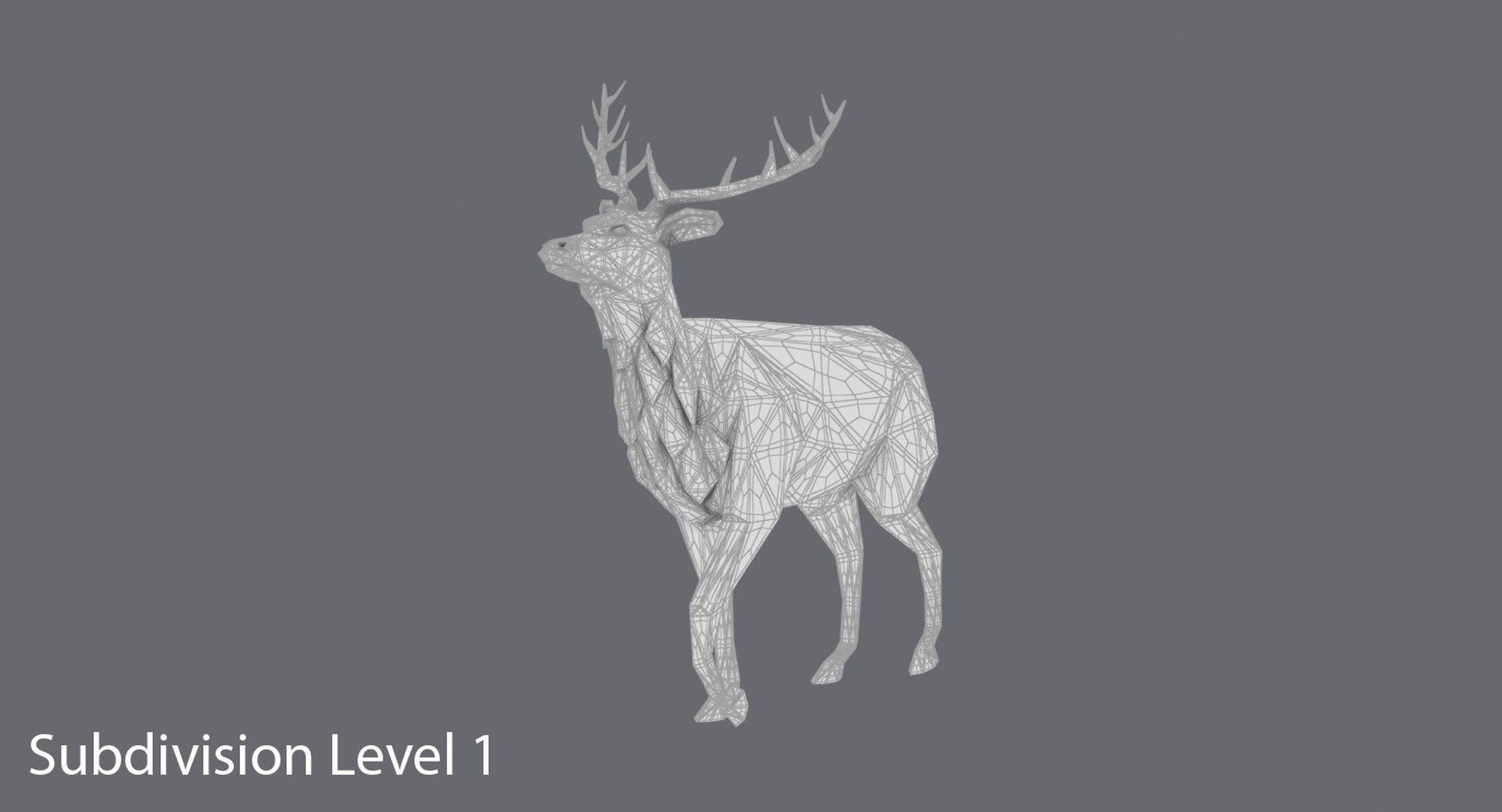 3D Stag---walking Model - TurboSquid 1192992