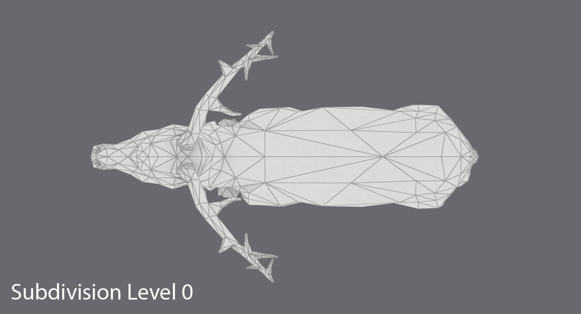 3D Stag---walking Model - TurboSquid 1192992