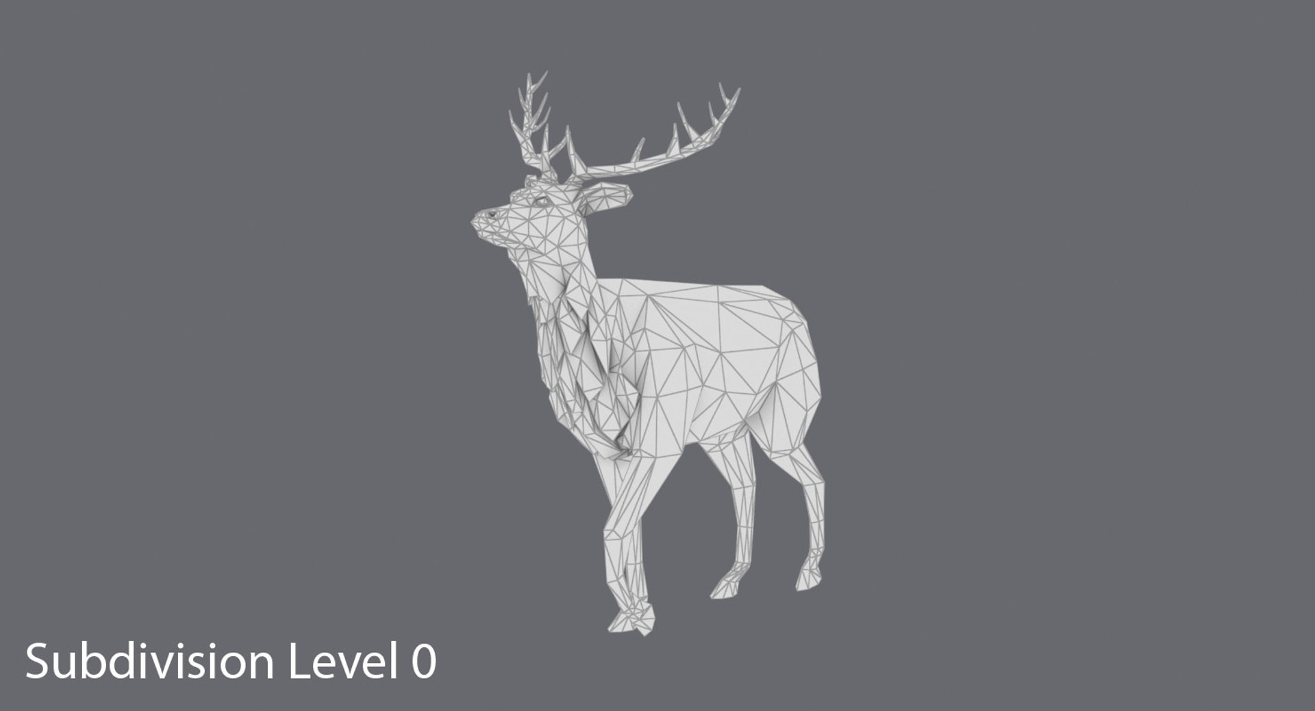 3D Stag---walking Model - TurboSquid 1192992