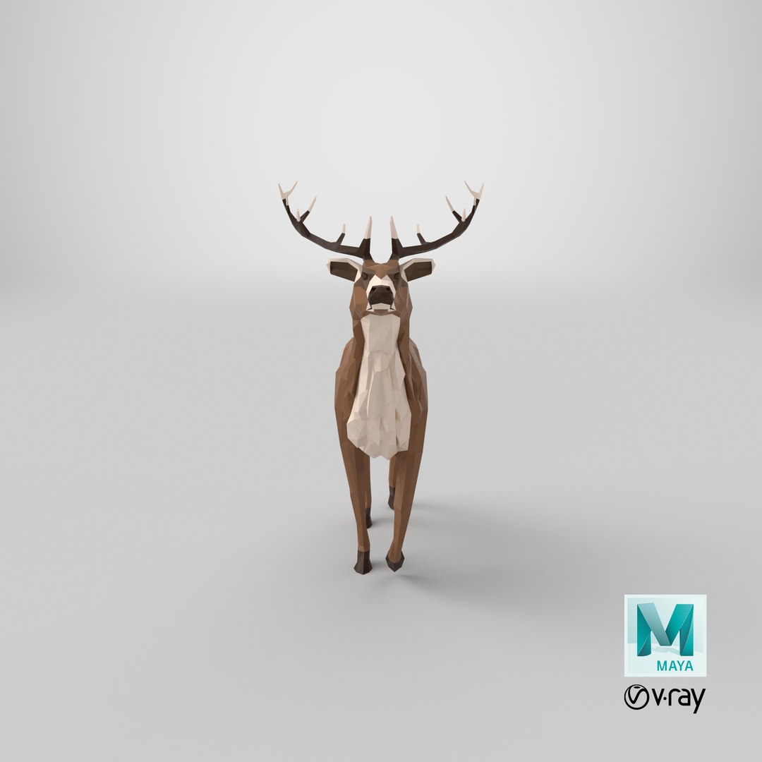 3D Stag---walking Model - TurboSquid 1192992