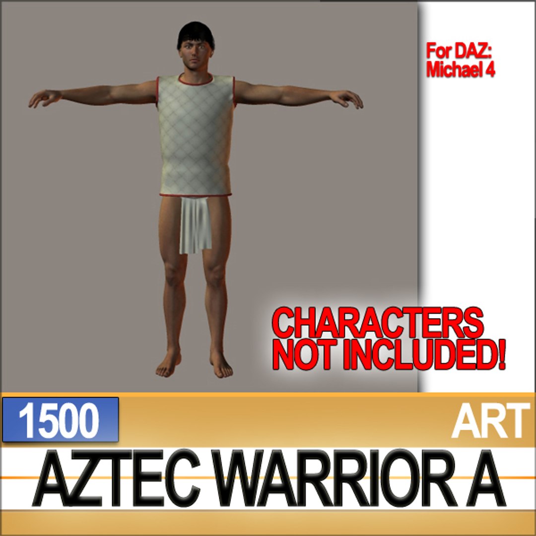 3ds Props Set Daz Aztec