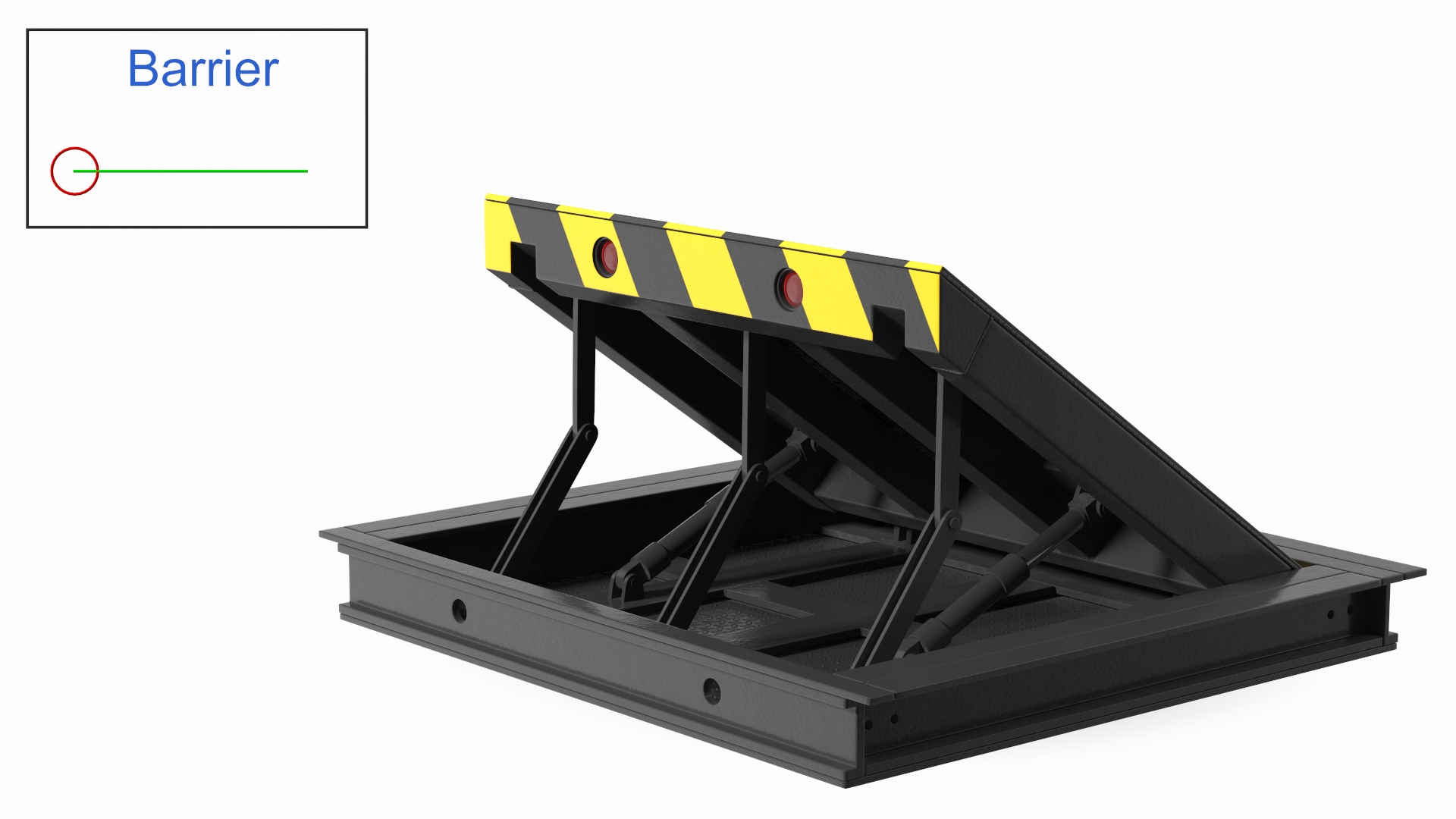 3D Hydraulic Retractable Bollard Rigged - TurboSquid 1838666