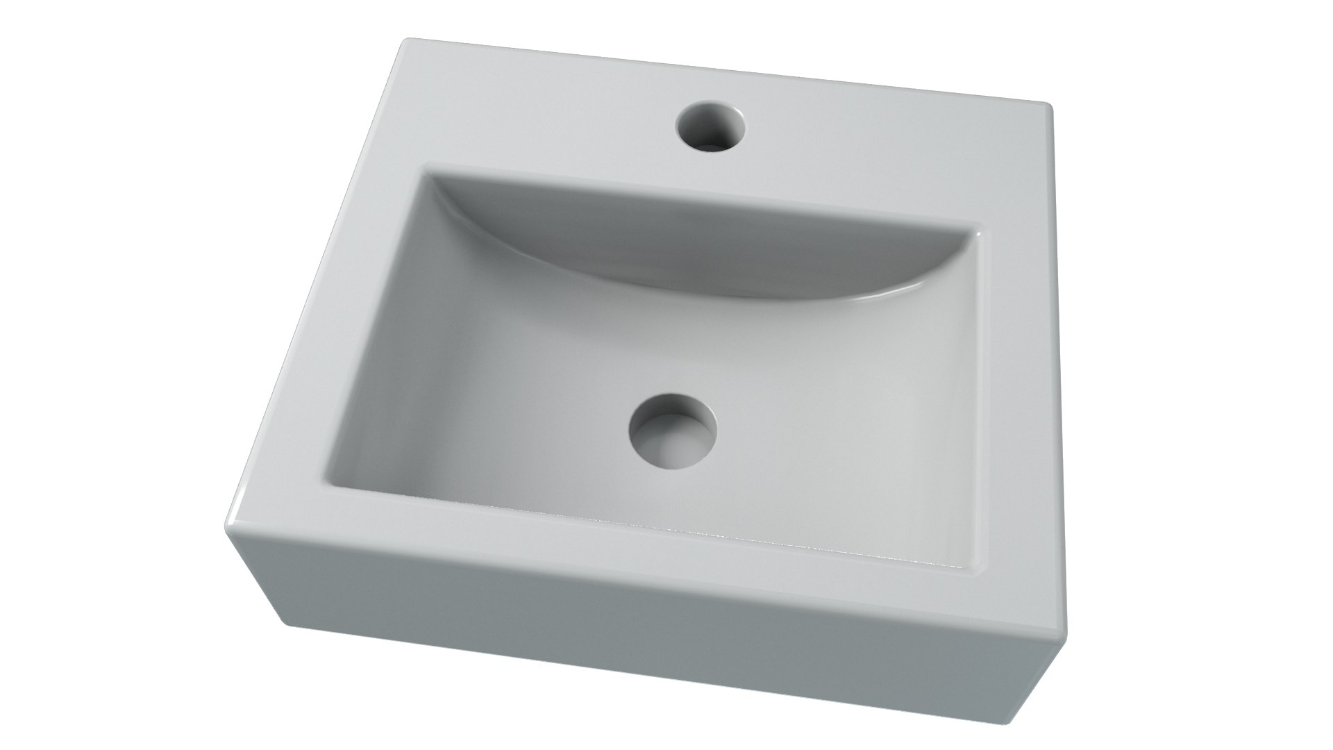 3D Modern Wash Basin Model - TurboSquid 1287727