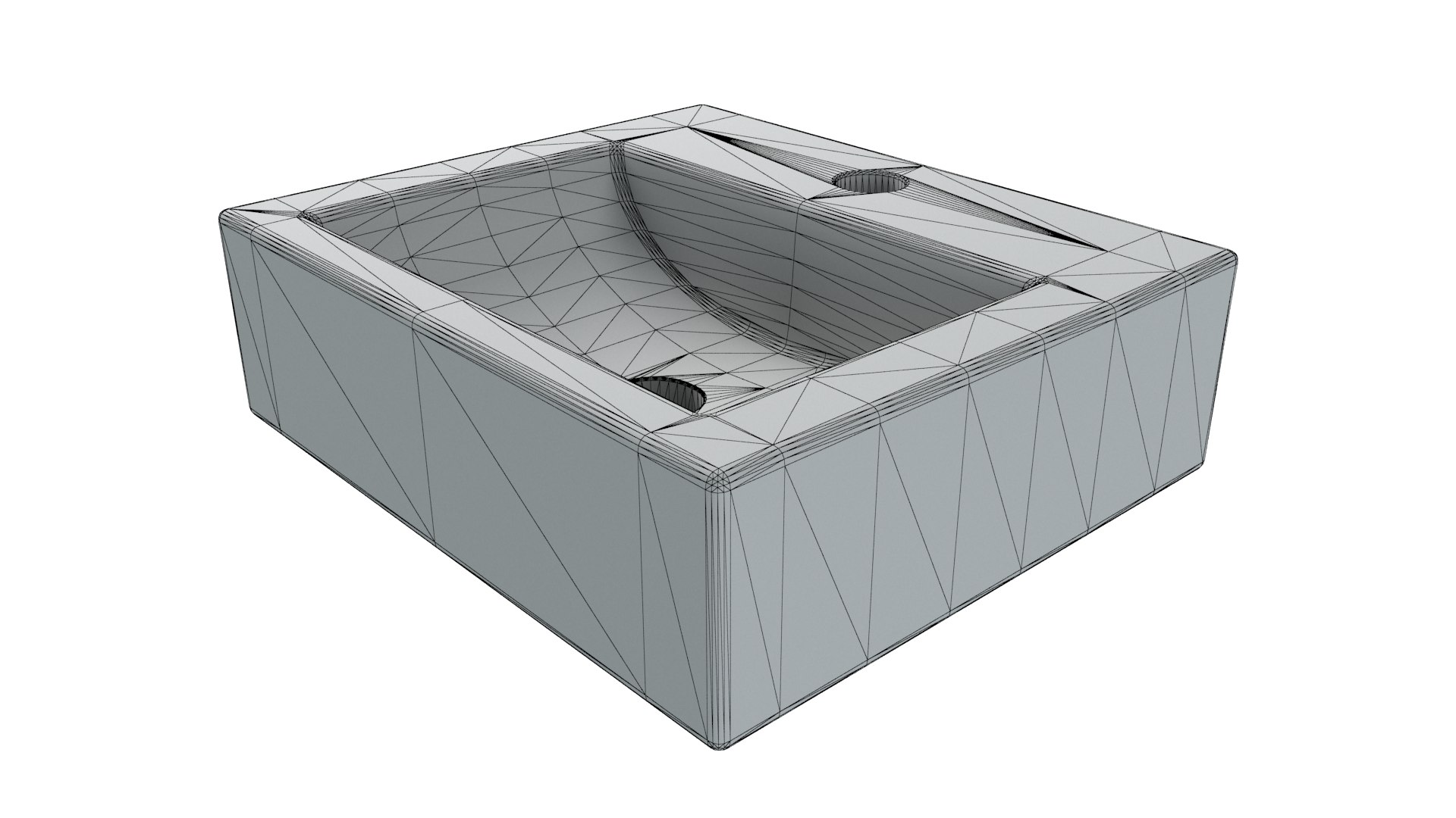 3D Modern Wash Basin Model - TurboSquid 1287727