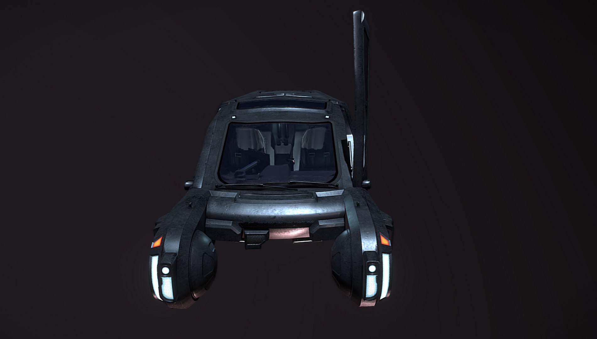 3D Blade Runner Spinner Aerodyne Civilian Sedan Model - TurboSquid 2517897