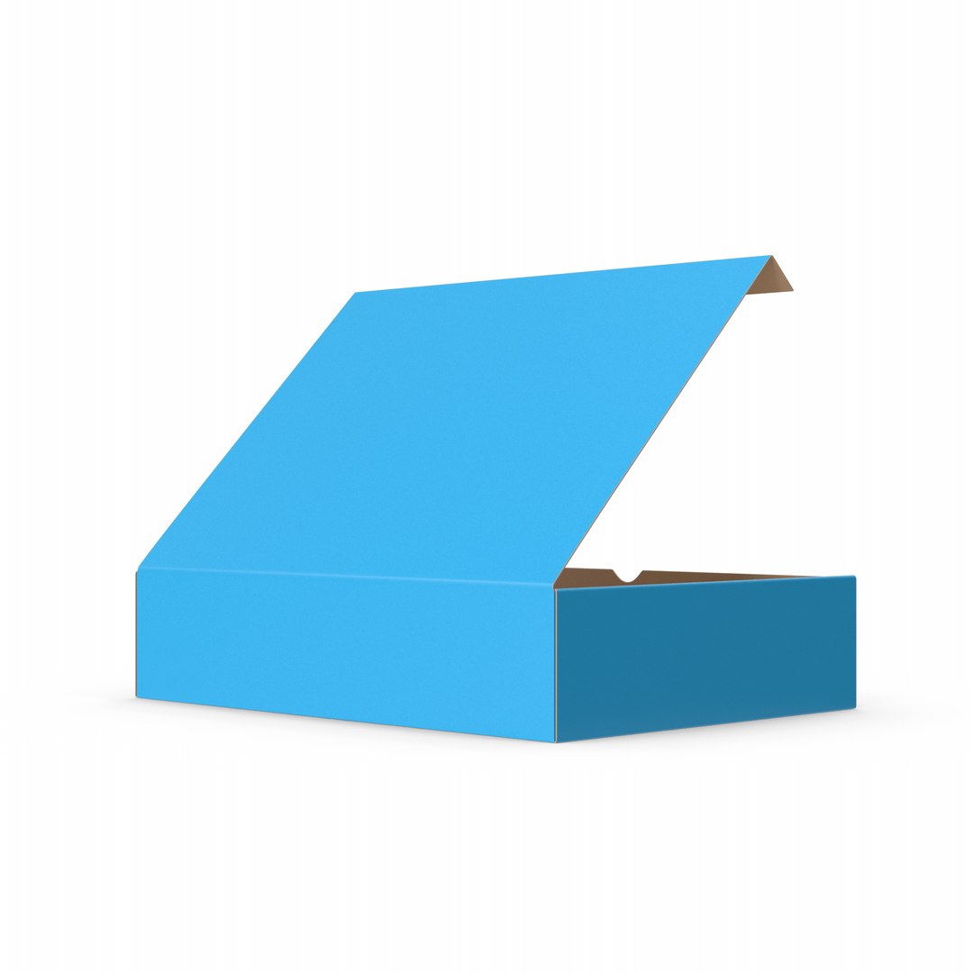 3D Box Package Blue - TurboSquid 1899083