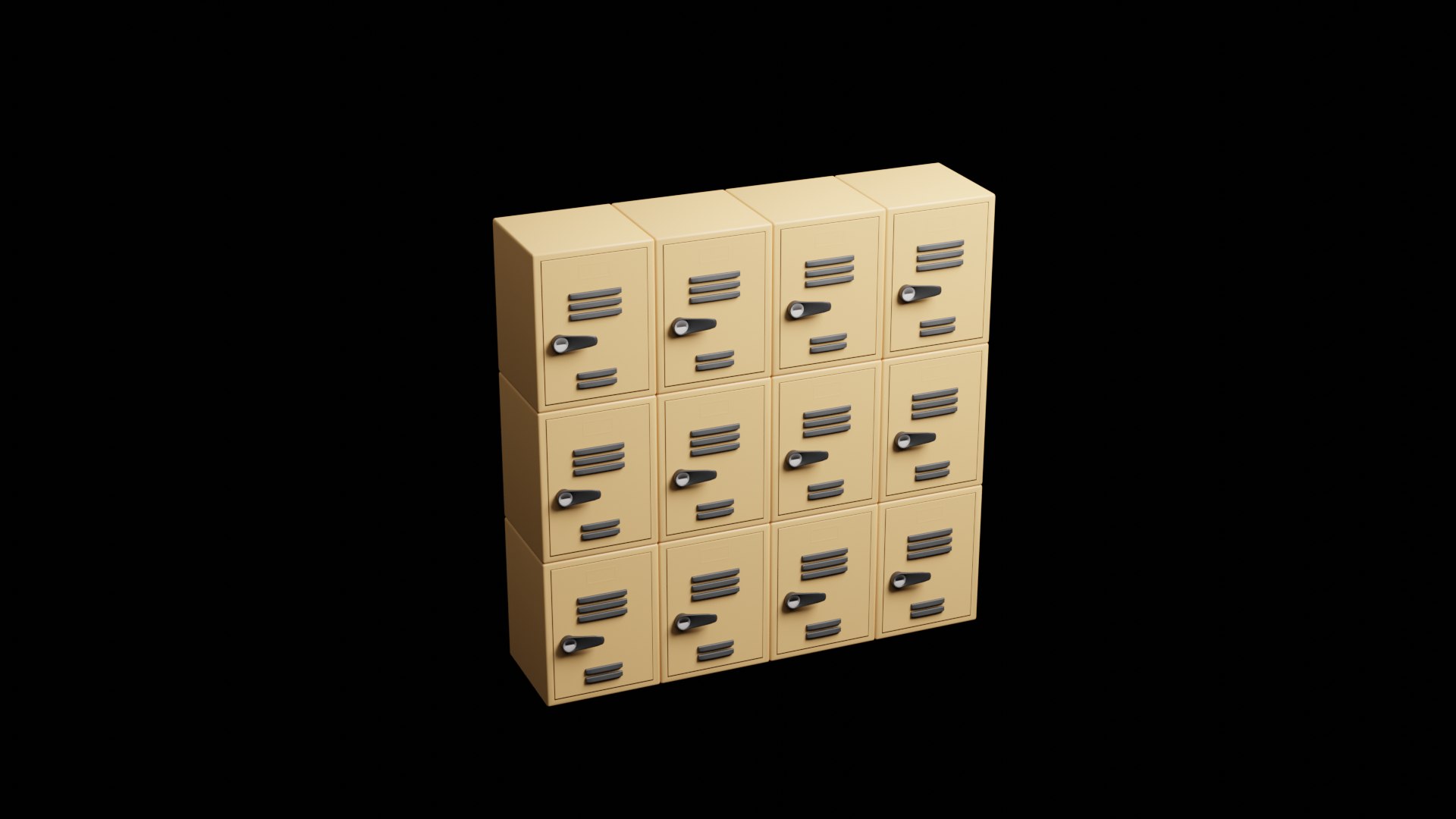 3D Stylish Locker Open And Close Movement Model - TurboSquid 1851643