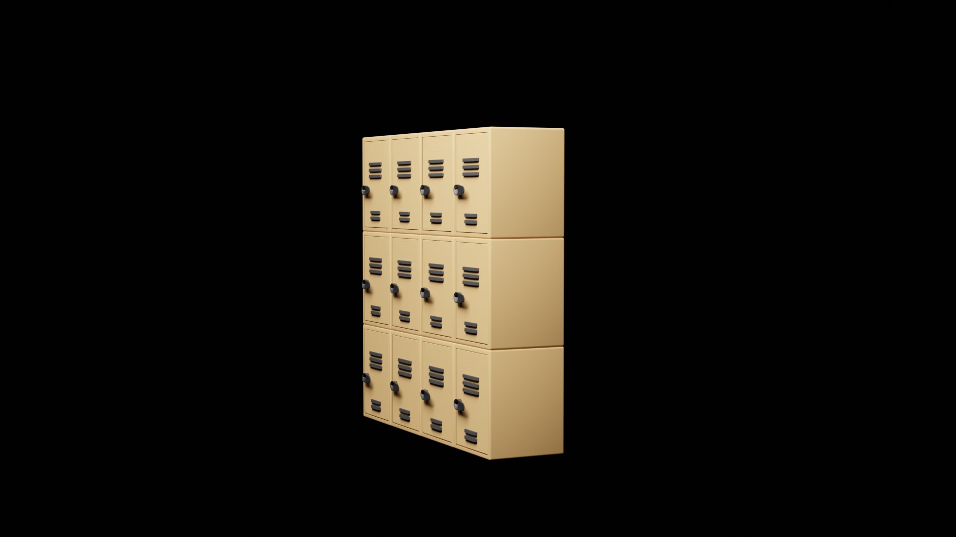 3D Stylish Locker Open And Close Movement Model - TurboSquid 1851643
