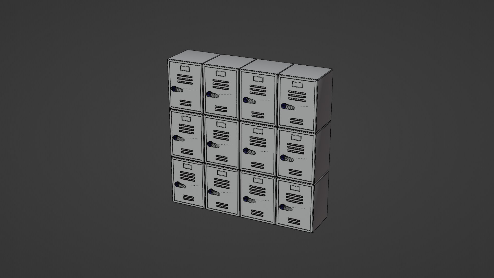 3D Stylish Locker Open And Close Movement Model - TurboSquid 1851643