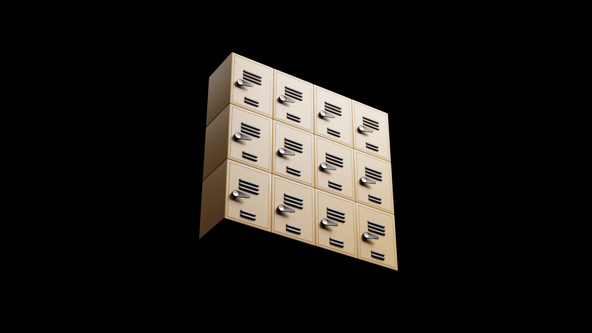 3D Stylish Locker Open And Close Movement Model - TurboSquid 1851643
