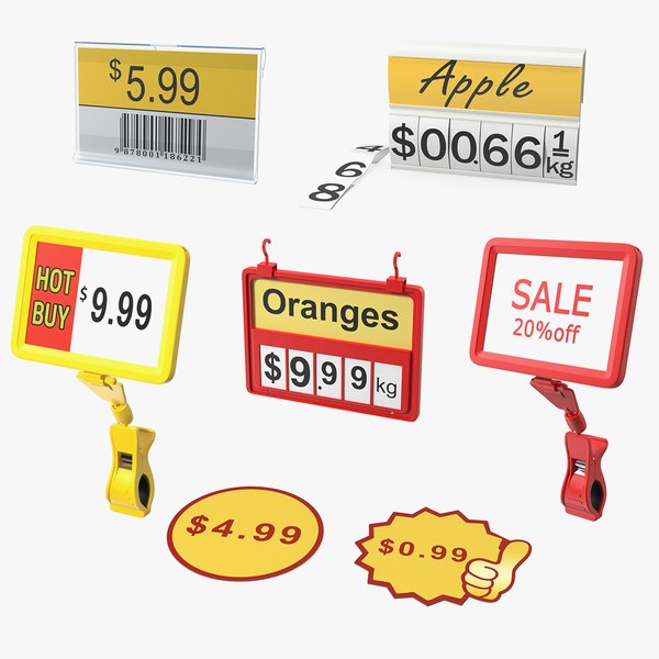Price Tag 3D Models for Download | TurboSquid