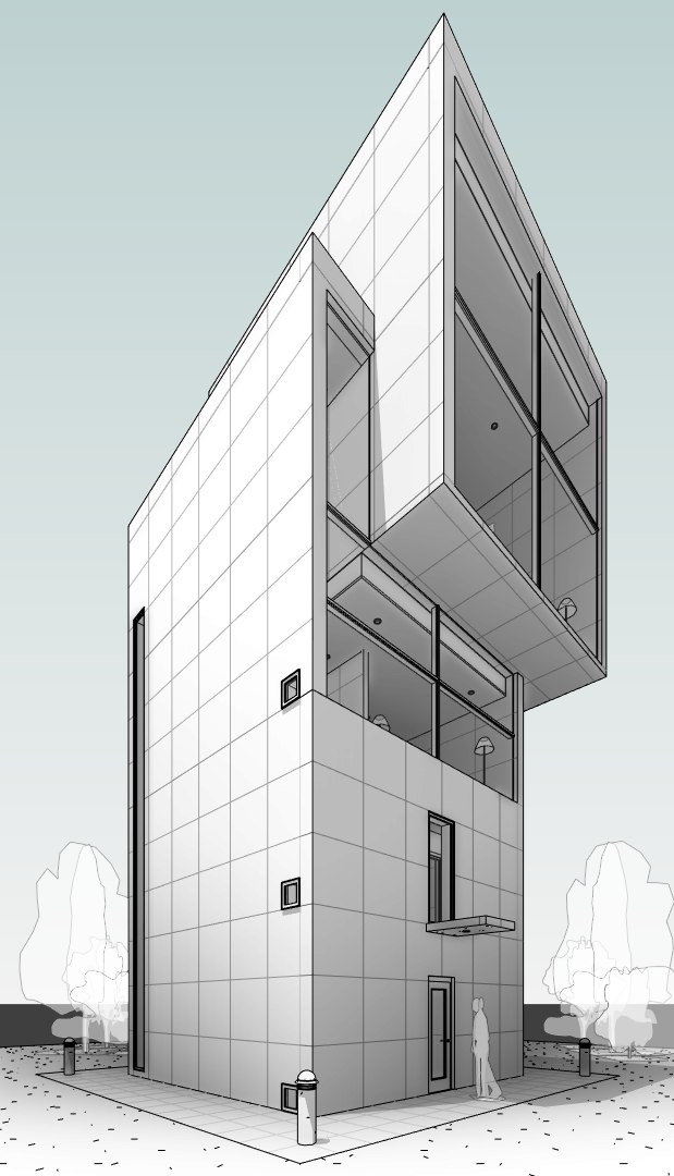 4x4 House Tadao Ando 3D Model - TurboSquid 1477047