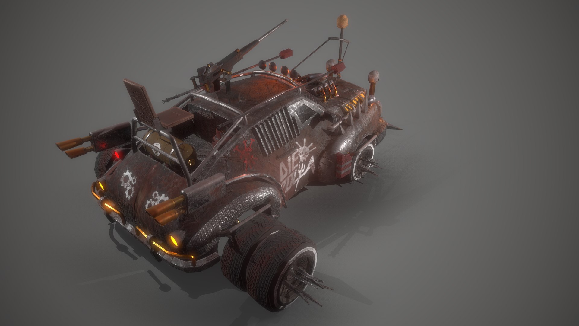 3D Battle Car 04 - TurboSquid 1606597