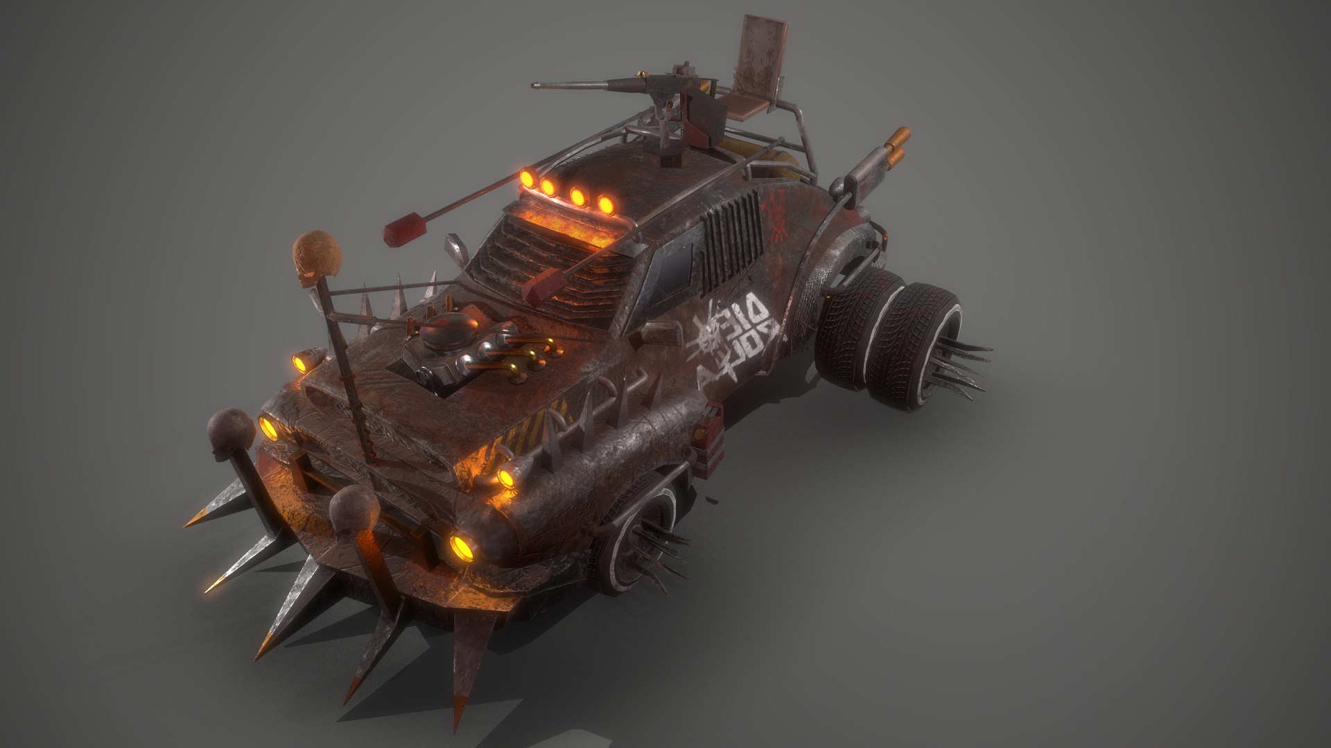 3D Battle Car 04 - TurboSquid 1606597