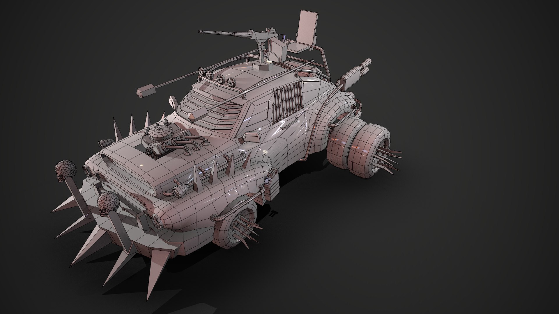 3D Battle Car 04 - TurboSquid 1606597