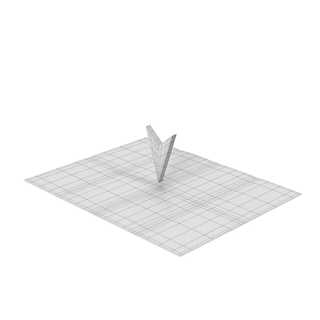 3D Map Paper And Arrow Pin Model - TurboSquid 2209671